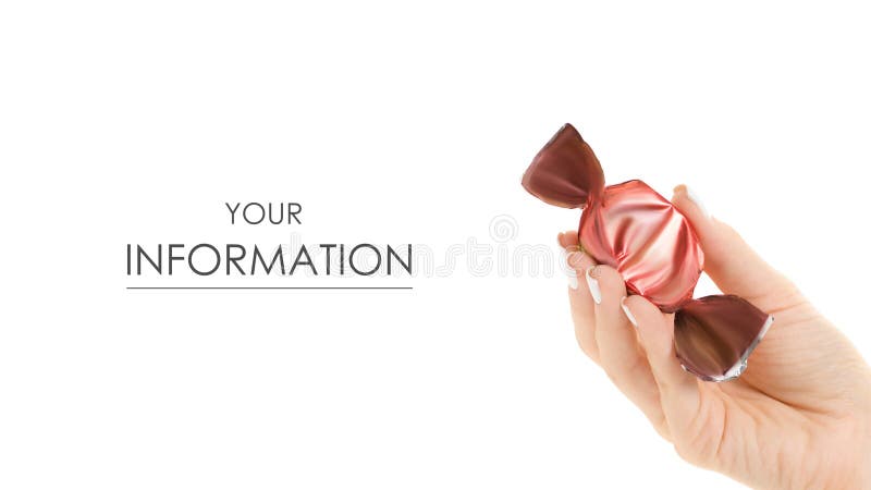 Chocolate Candy in Hand Pattern Stock Photo - Image of black, chocolate ...