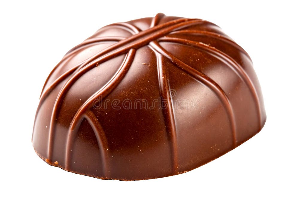 Chocolate Candy Isolated on White or Transparent Background Stock ...