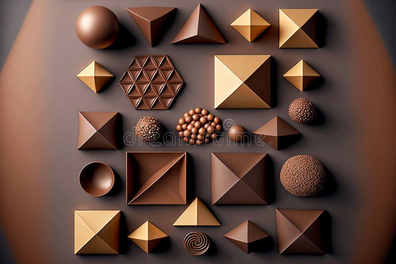 Chocolate candy piece stock illustration. Illustration of temptation ...