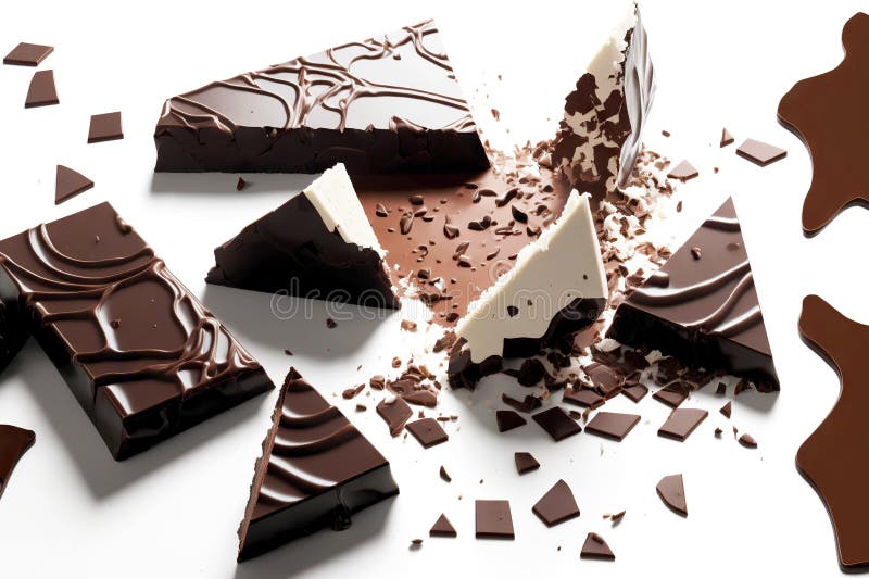 Chocolate candy piece stock illustration. Illustration of black - 272975767