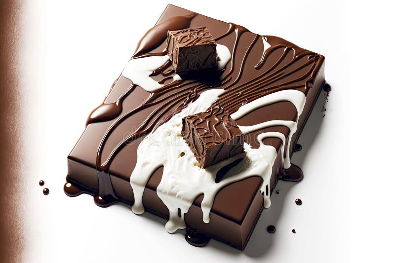 Chocolate candy piece stock illustration. Illustration of crumb - 272975808