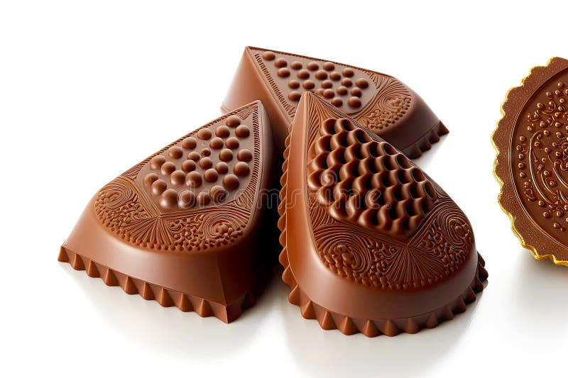 Chocolate candy piece stock illustration. Illustration of nutrition ...