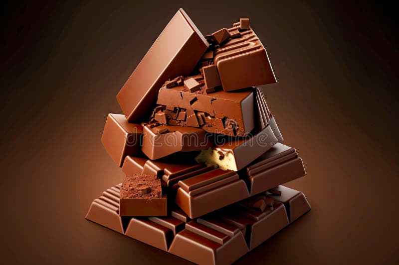 Chocolate candy piece stock illustration. Illustration of gourmet ...