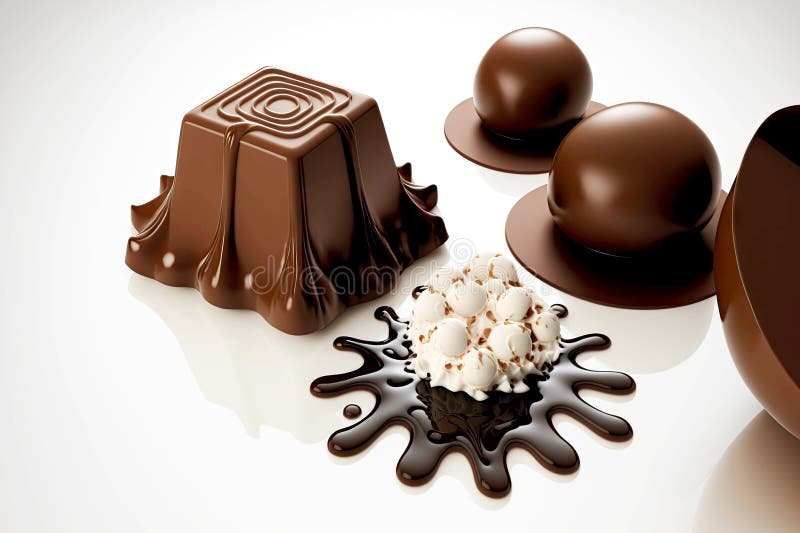 Chocolate candy piece stock illustration. Illustration of chocolate ...