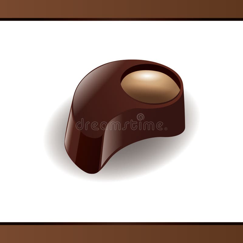 Chocolate Candy. Vector Illustration Decorative Design Stock Vector ...