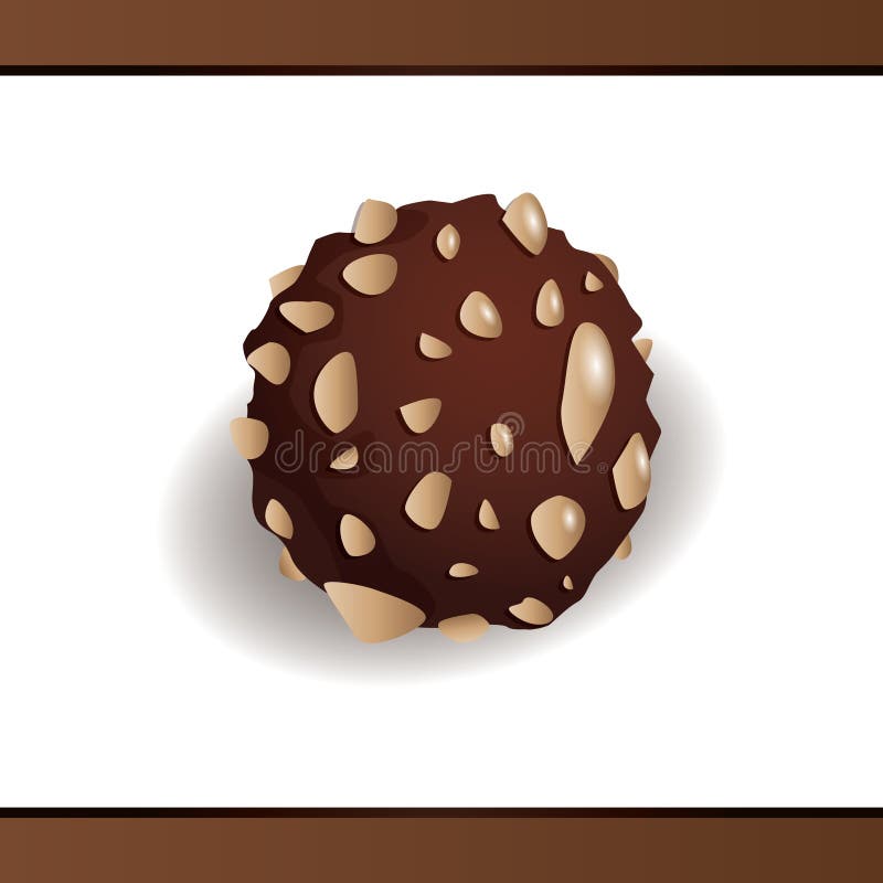 Chocolate Candy. Vector Illustration Decorative Design Stock Vector ...