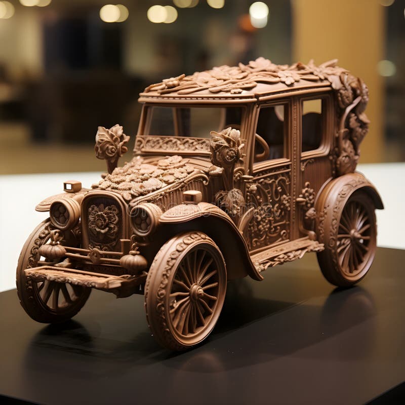 Chocolate car ai generated stock illustration. Illustration of ...
