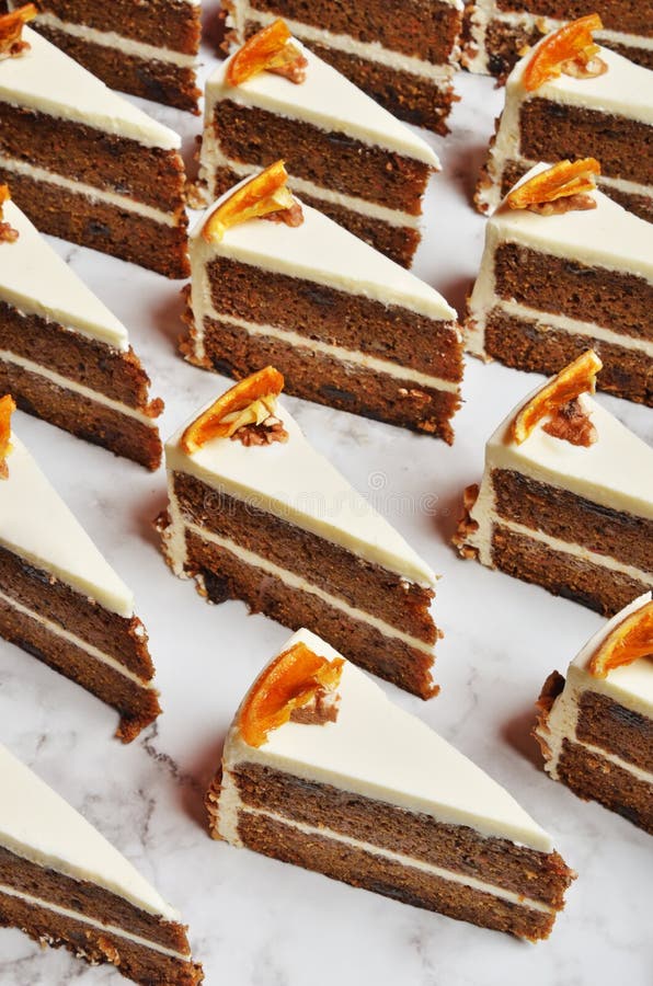 Chocolate carrot cake stock image. Image of food, carrot - 157705375