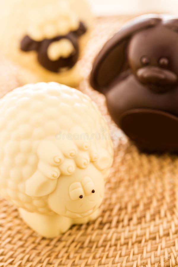 Chocolate cheep stock image. Image of chocolate, pasch - 38799789