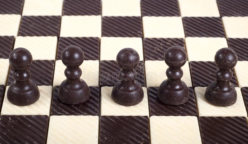 Chocolate chess stock image. Image of perspective, candy - 22675319