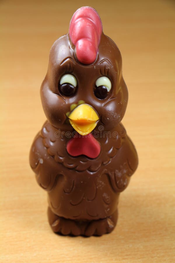 Chocolate Chicken and Eggs for Easter Stock Image - Image of easter ...