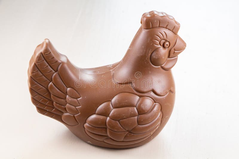 Chocolate Chicken and Eggs for Easter Stock Image - Image of easter ...
