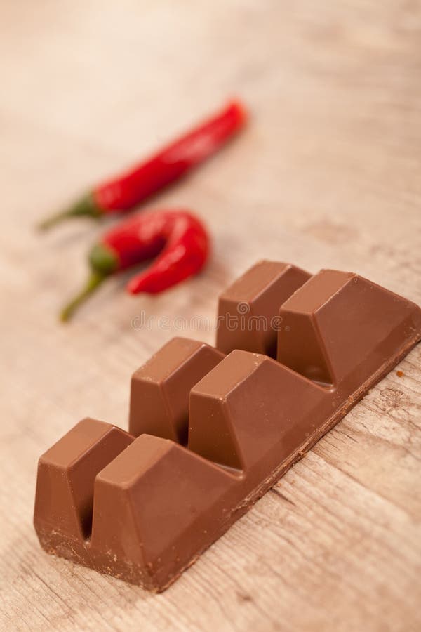 Chocolate and chili stock image. Image of tasty, food - 21341897
