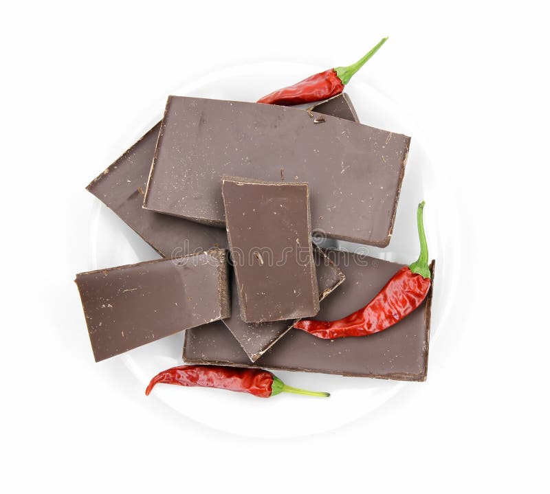 Chillies and Chocolate stock photo. Image of chillies - 35712252