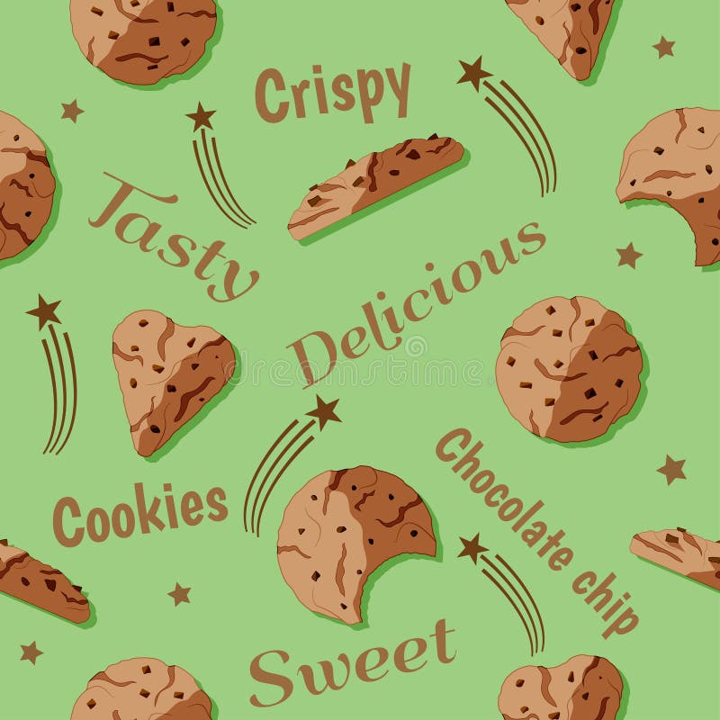 Chocolate Chip Celebration Design Stock Vector - Illustration of ...