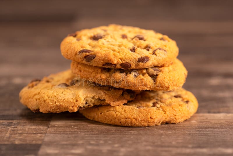 Tasty chocolate coockies stock image. Image of crispy - 12968819