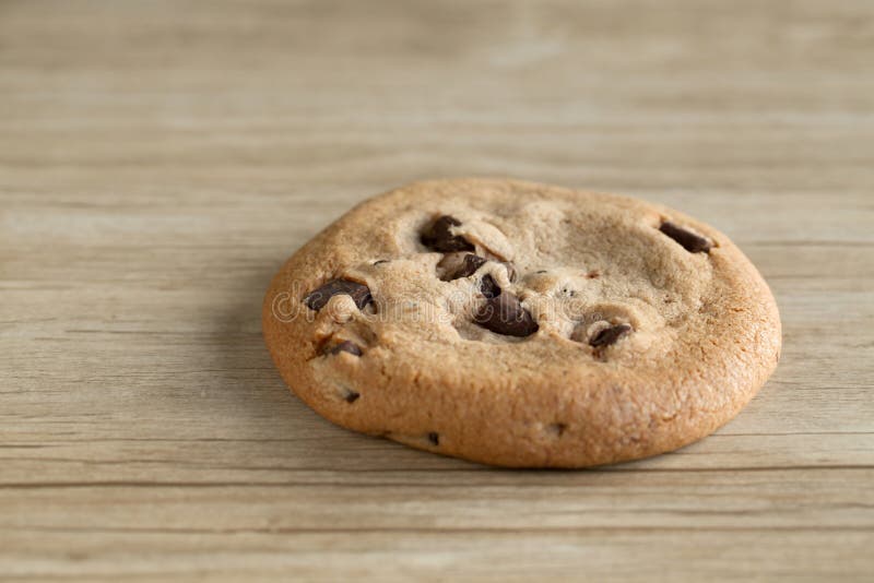 Chocolate Chip Cookie on Table Stock Photo - Image of chips, chip ...