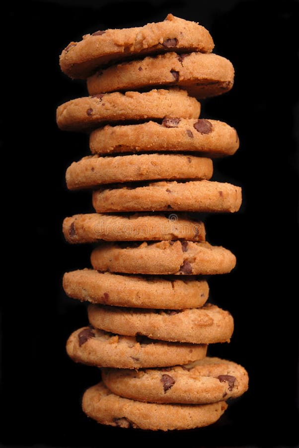 Chocolate Chip Cookie Stack Picture. Image: 2336639