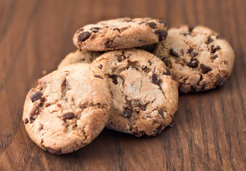 Chocolate Chip Cookies imagen de archivo. Imagen de delicioso - 35754211