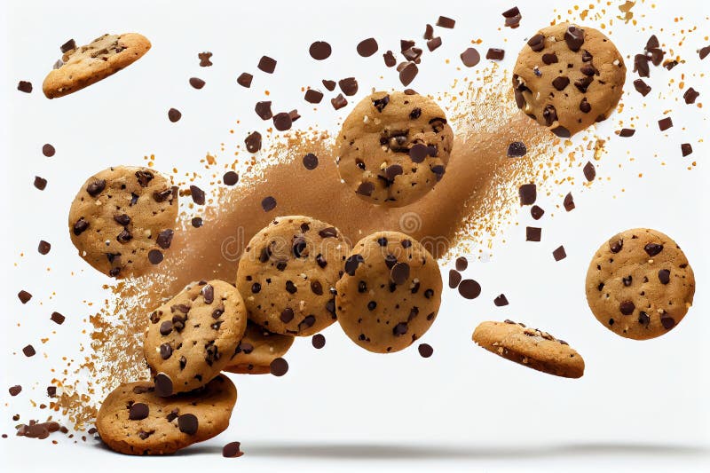 Falling Cookies Stock Illustrations – 883 Falling Cookies Stock ...