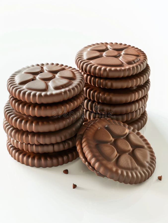 Chocolate Chip Cookies stock image. Image of texture - 372445505