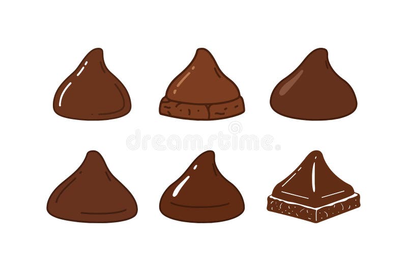 Chocolate Chip Vector Illustration Art Design Collection for ...