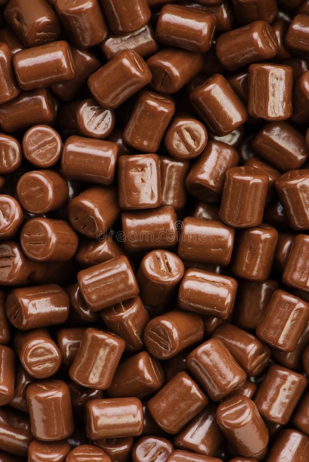 Chocolate Chips or Sprinkles Close Up. Shot from Above Stock Photo ...