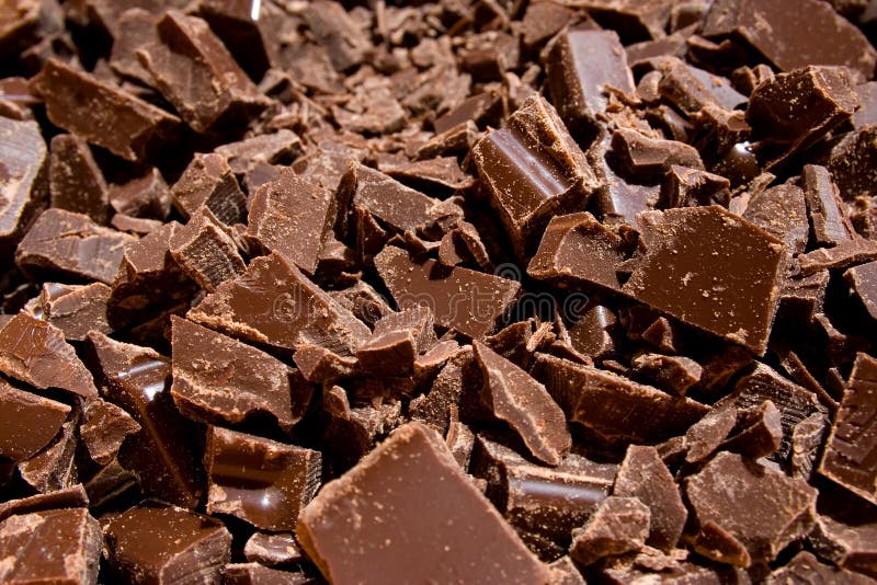 Chocolate chunks (1) stock image. Image of sweetness, chop - 4929969