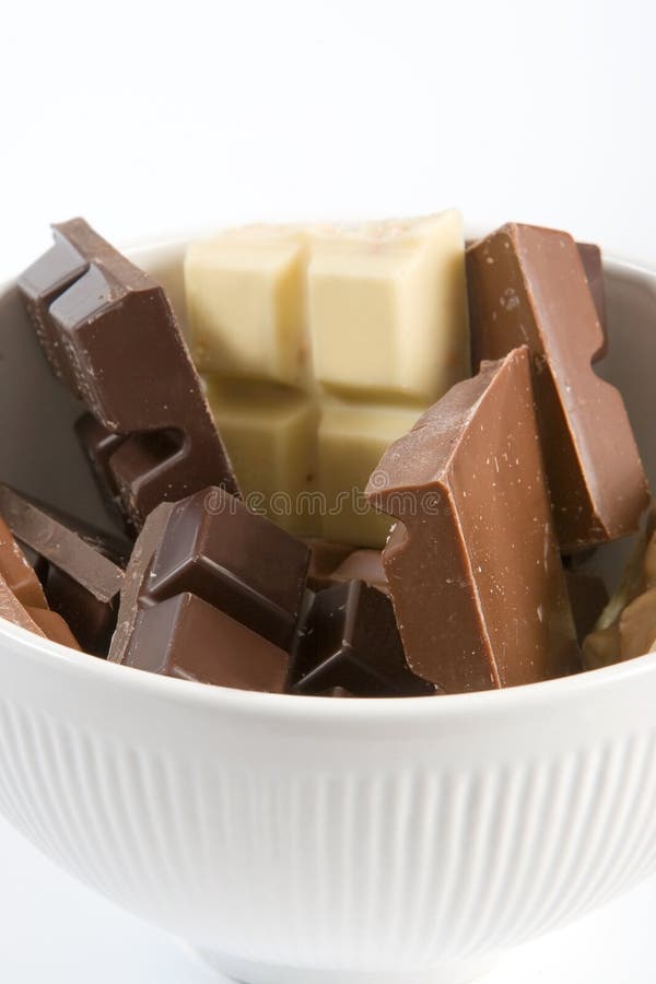 Chocolate chunks stock photo. Image of snacks, close, chocolate - 2254796