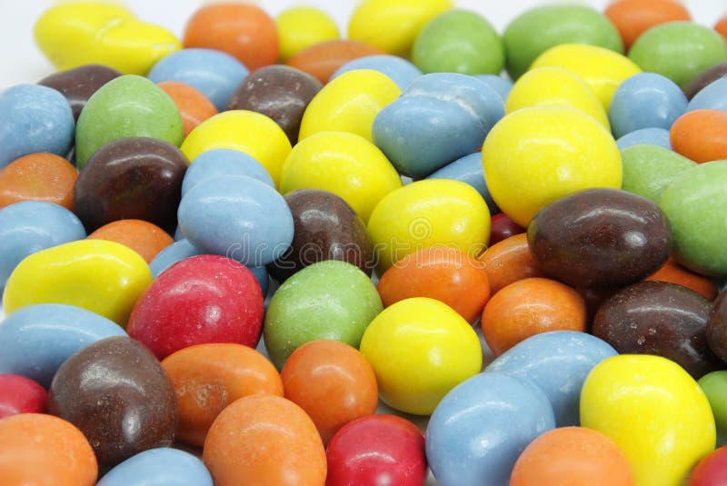 Chocolate coated peanuts stock image. Image of food, dessert - 28235455