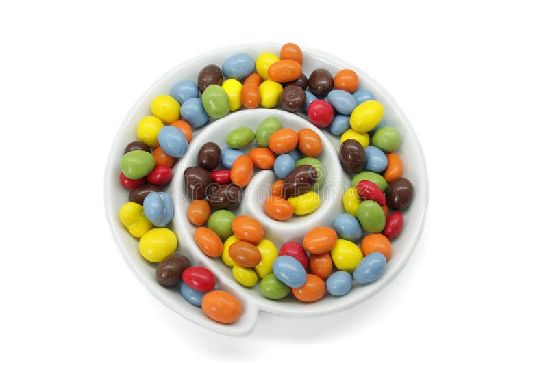 Chocolate coated peanuts stock image. Image of food, calorie - 28235461