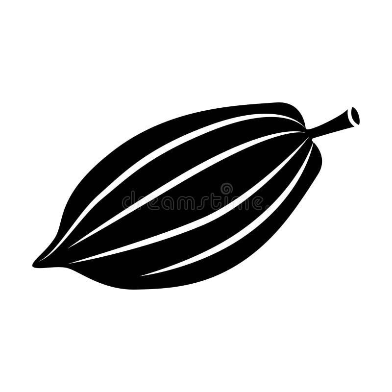Chocolate, Cocoa Fruits Icon Vector Stock Illustration - Illustration ...