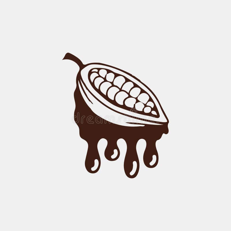 Chocolate and Cocoa Logo Icon Vector Design Illustration Stock ...