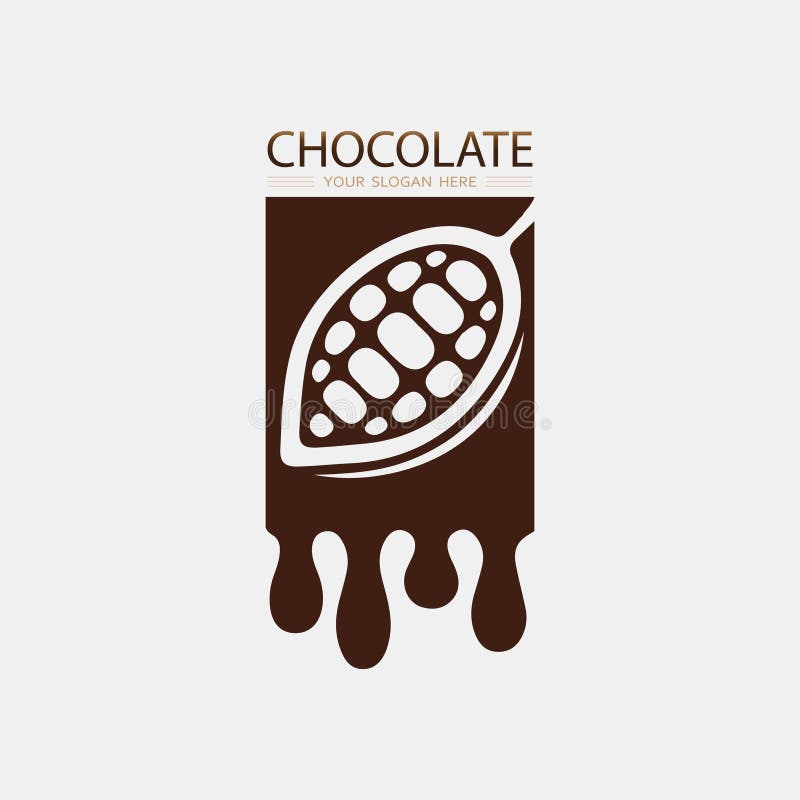 Chocolate and Cocoa Logo Icon Vector Design Illustration Stock ...