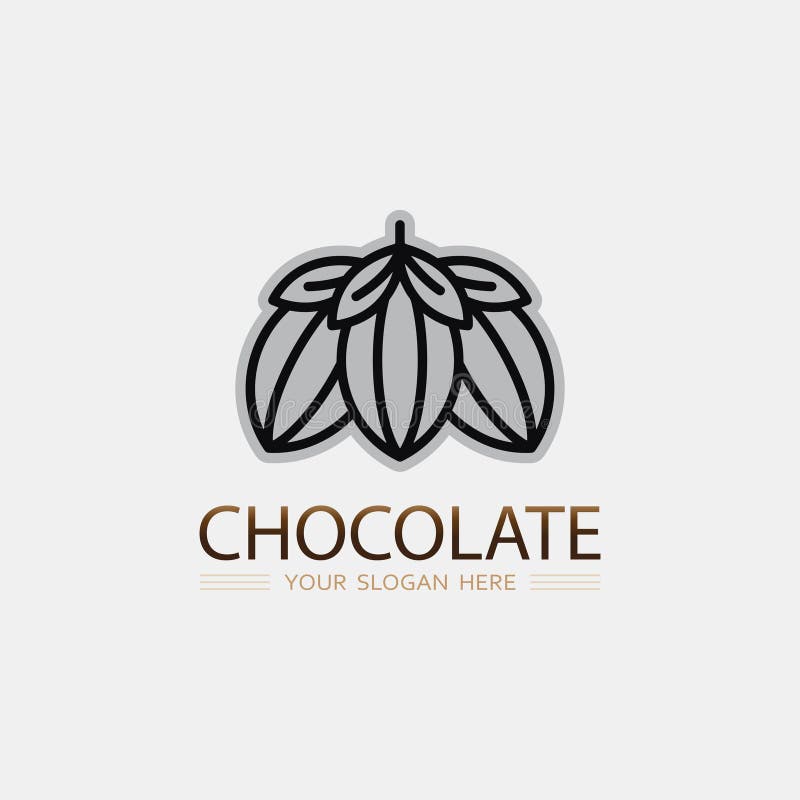 Chocolate and Cocoa Logo Icon Vector Design Illustration Stock ...