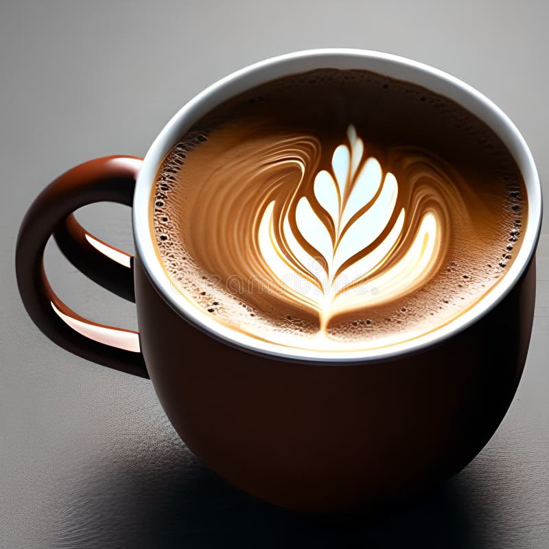 Chocolate coffee stock illustration. Illustration of saucer - 272425958