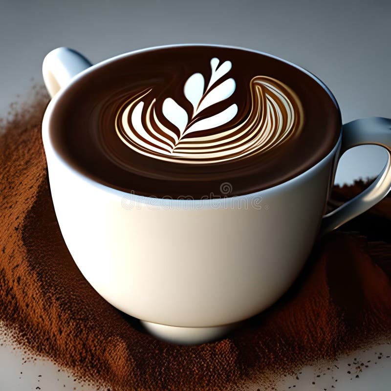 Chocolate coffee stock photo. Image of caffeine, food - 272426138