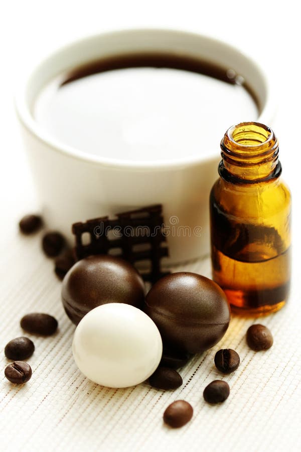 Chocolate and coffee bath stock photo. Image of freshness - 7493232