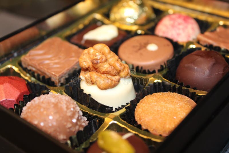 Chocolate collection stock photo. Image of macro, dessert - 49728340