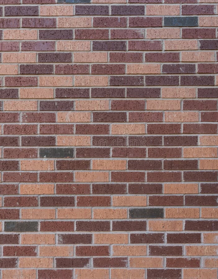 Chocolate Colored Brick Wall Texture Stock Image - Image of chocolate ...