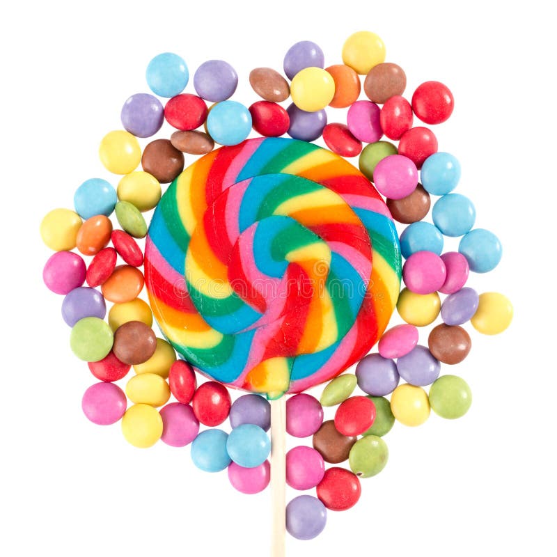 Chocolate colorido imagem de stock. Imagem de gotas, lanche - 27703741