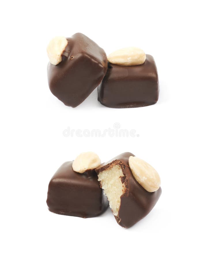 Chocolate Confection Candy Isolated Stock Photo - Image of macro, candy ...