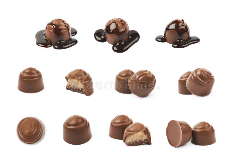 Chocolate Confection Candy Isolated Stock Photo - Image of serving ...