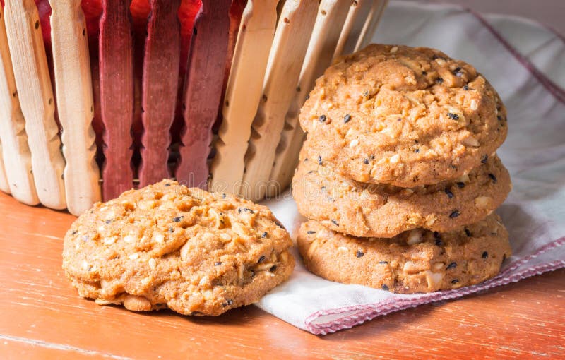 Chocolate cookie stock photo. Image of chip, cookie, delicious - 33677840