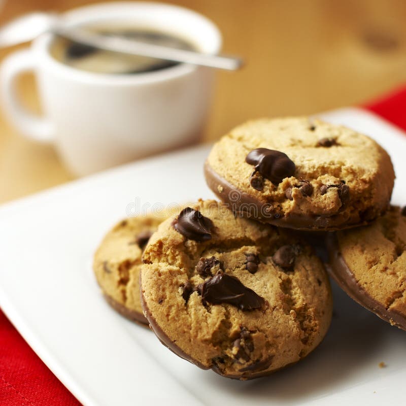 Coffee Break stock photo. Image of homemade, cookies - 17698020