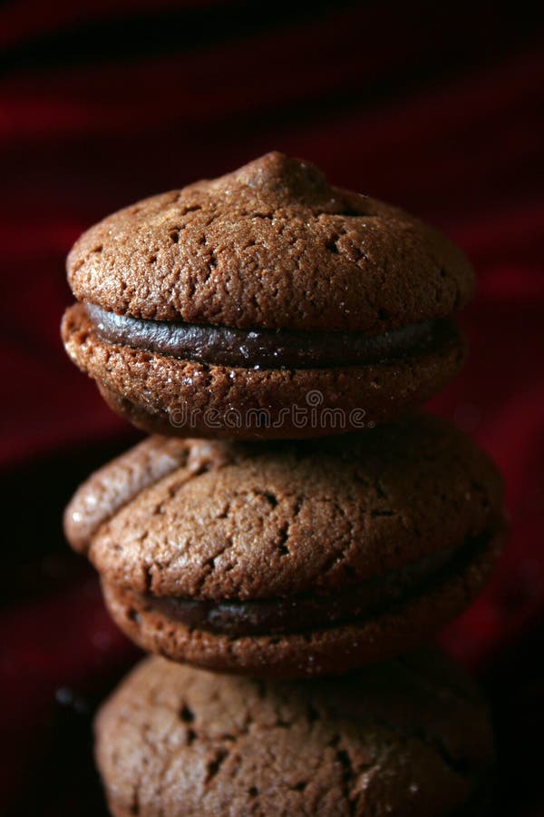 Chocolate Cookies - Pyramid Stock Photo - Image of health, biscuit: 563476