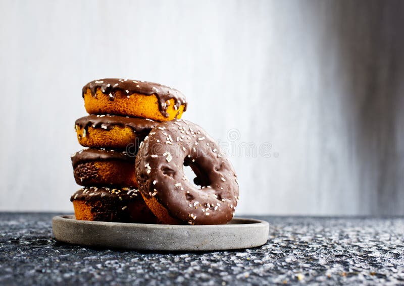Chocolate Cookies Rings. Biscuit Rings Stock Image - Image of brown ...
