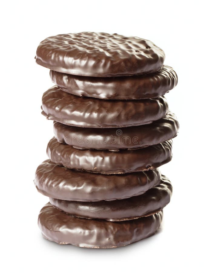 Chocolate cookies stock photo. Image of stack, crispy - 30323938