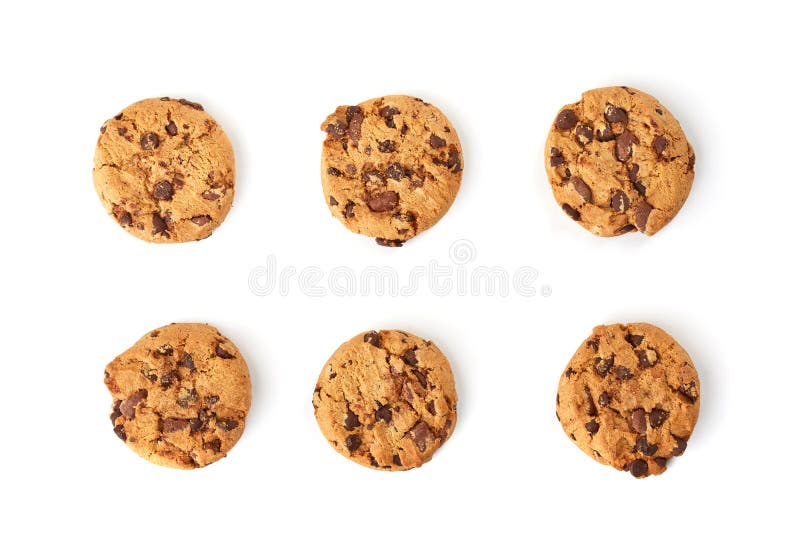 Chocolate Cookies with Chunks of Sea Salt Stock Image - Image of cookie ...
