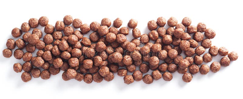Chocolate corn balls stock image. Image of balls, wheat - 237889011